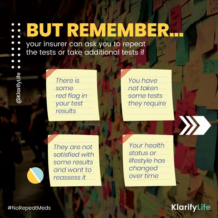 Do I Need To Repeat Term Plan Medical Tests If Recently Done?